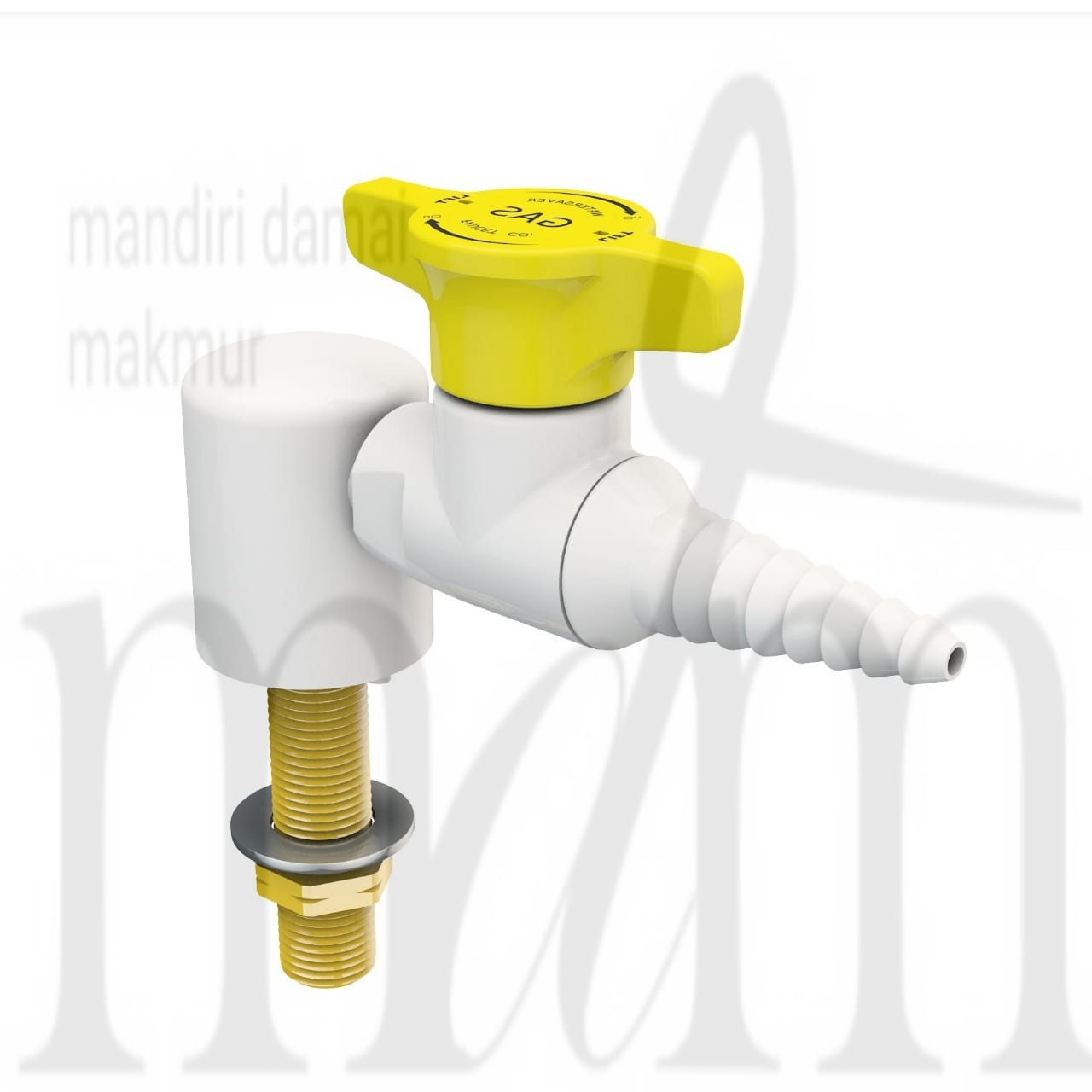 KERAN GAS LABORATORIUM / FAUCET ONE WAY (DURATAP GT-G-101-LT) | mandiri ...