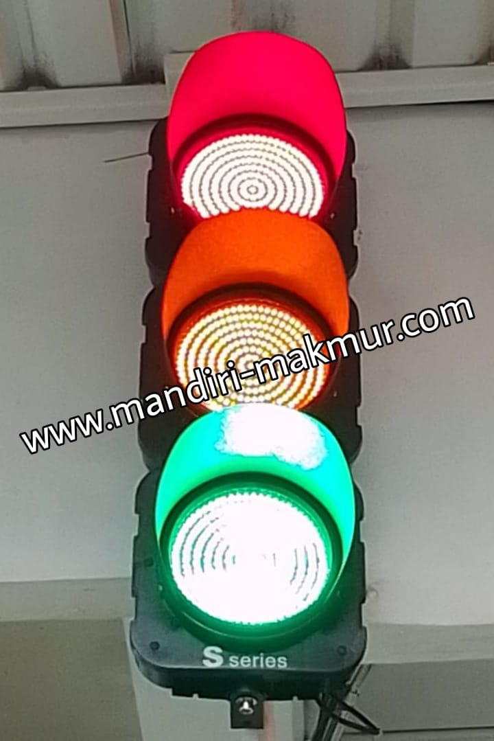 Lampu Lalu Lintas / Traffic Light Led Merah Kuning Hijau 20cm 3 Mata ...