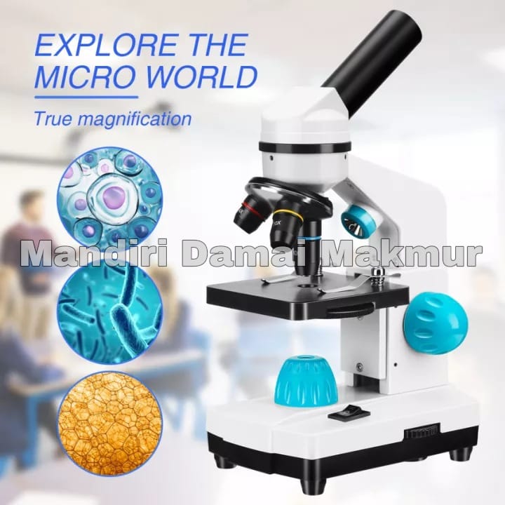 Microscope 100-2000X Magnification Biology Experiment Microscope ...