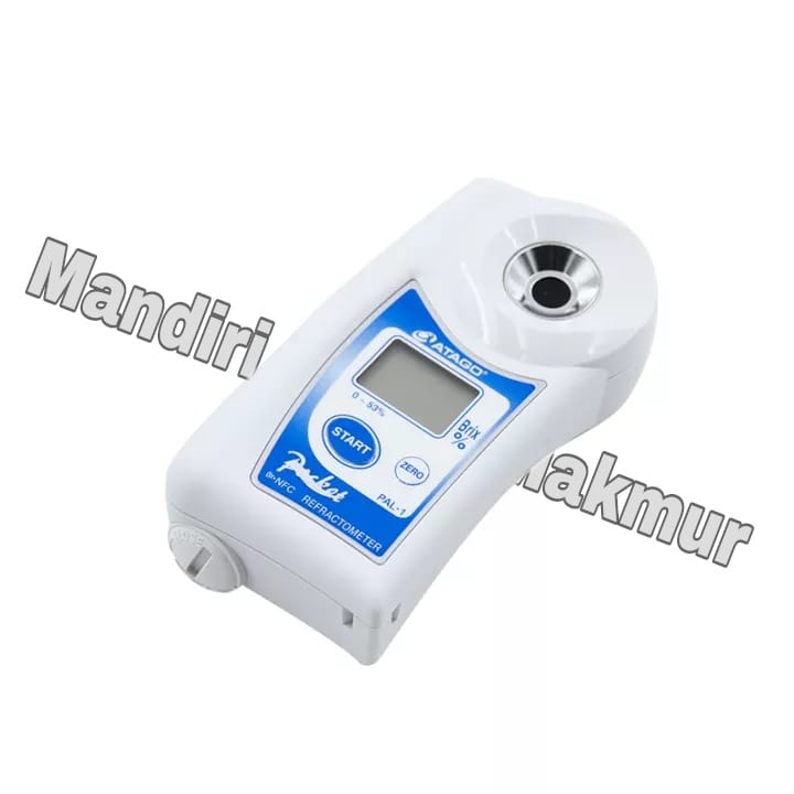 Refraktometer Digital Sugar Point Tester Instrumen Alat Ukur Gula ...