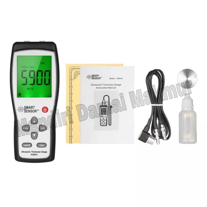 Smart Sensor AS840 Digital Ultrasonik Profesional Pengukur Ketebalan ...