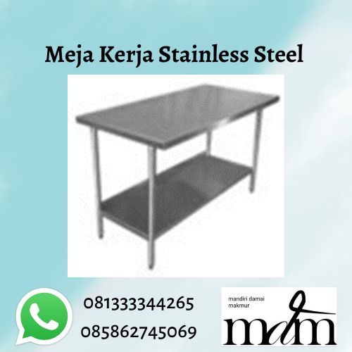 Meja Laboratory Stainless 201/180 | mandiri-makmur.com