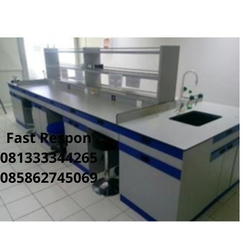 MEJA LABORATORIUM ISLAND BENCH 450 Phenolic | mandiri-makmur.com