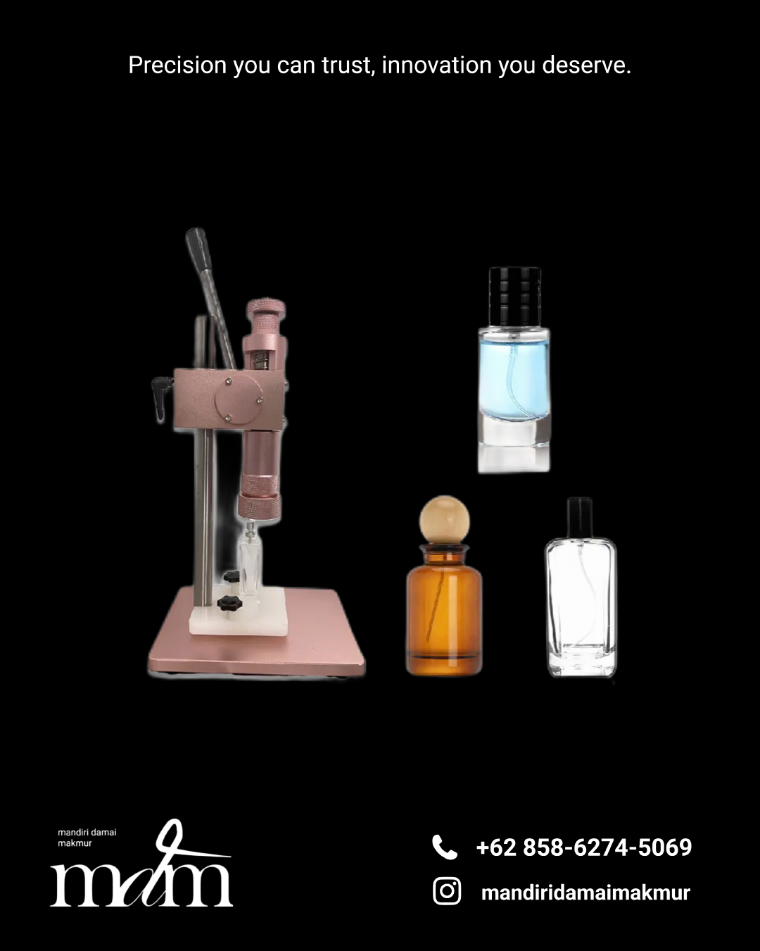 Perfume Bottle Crimping Machine Manual Crimping Machine | mandiri ...