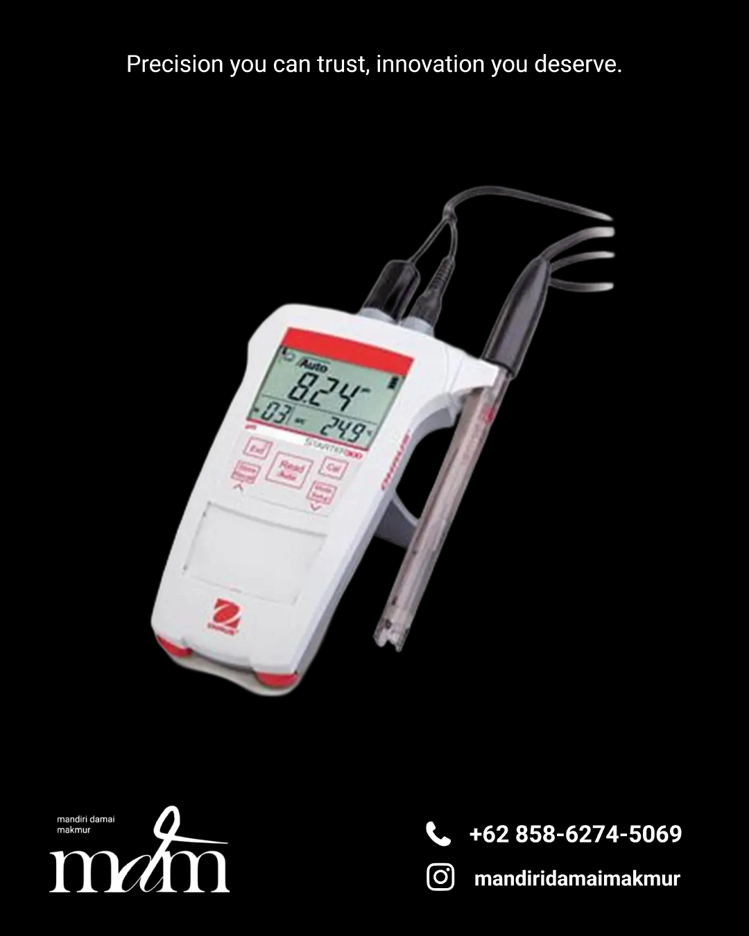 Veidt Weighing Ohaus ST300 ZH Portable Pen LCD Big Screen Digital PH ...